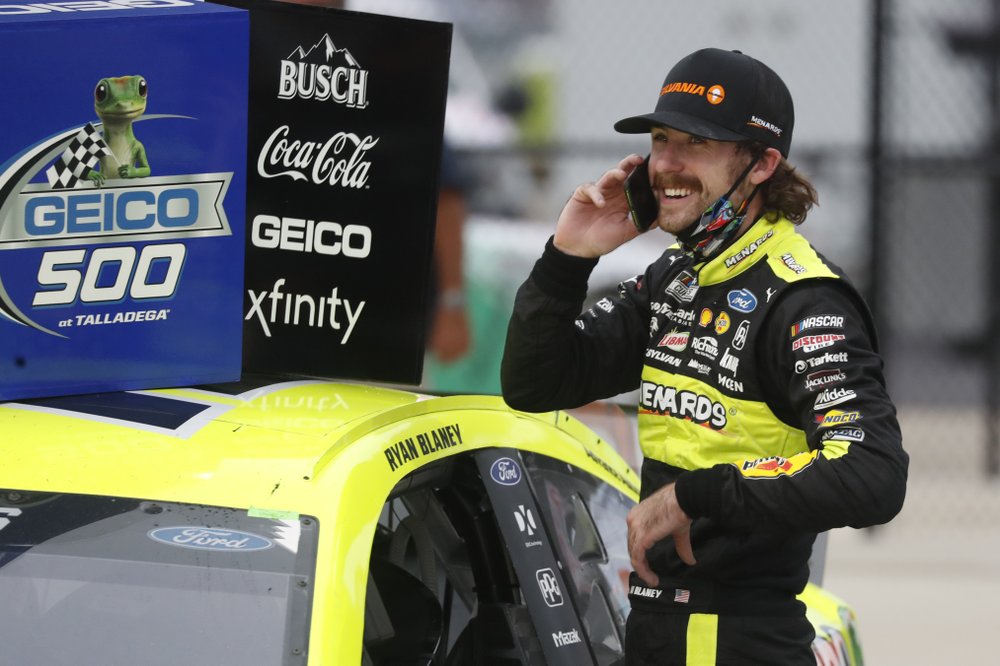Ryan Blaney races to first NASCAR Cup Series victory of the year at ...