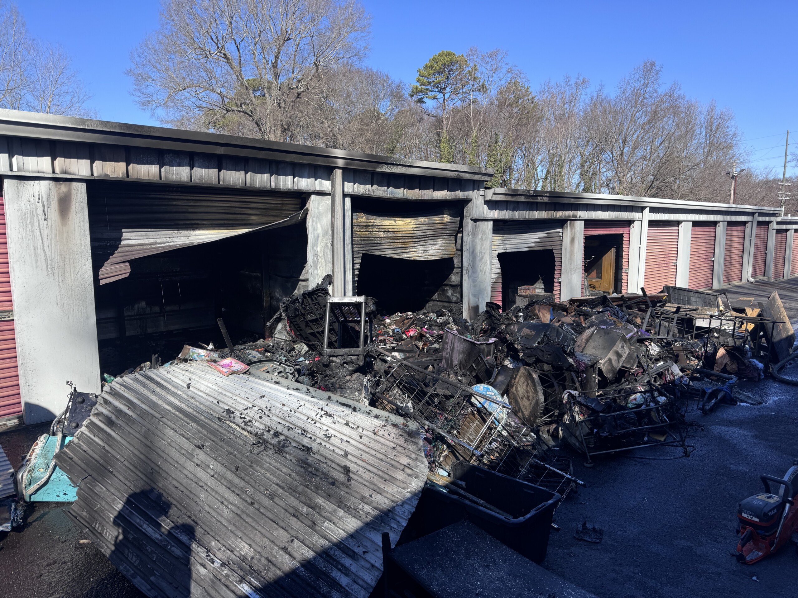 Firefighters battle storage unit fire in Concord - WCCB Charlotte